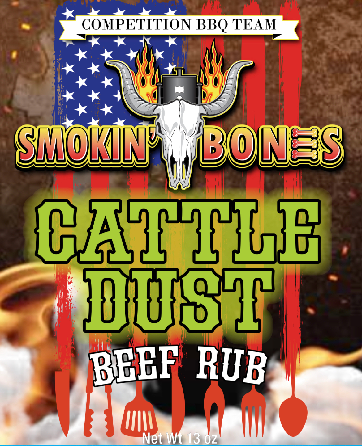 Cattle Dust Beef Rub – Smokin Bones BBQ Rubs